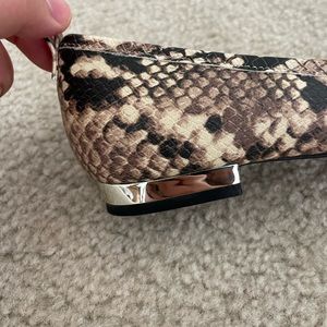 Aldo | Shoes | Aldo Faux Snakeskin Flats | Poshmark